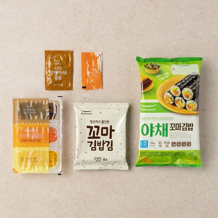 풀무원 야채 꼬마 김밥 키트 124g | Little kimbap kit | sarangmartsg