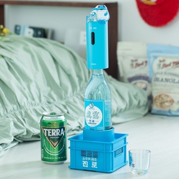 와디즈 술자리 인싸템이 왔다! '진로 소주 8도씨 쿨러' | Jinro Toad Soju Cooler | sarangmartsg