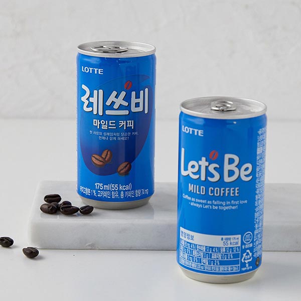롯데 레쓰비 마일드커피 175ml | Let's be Mild Coffee– sarangmartsg