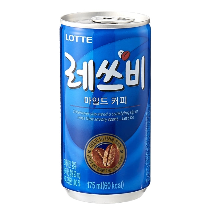 롯데 레쓰비 마일드커피 175ml | Let's be Mild Coffee– sarangmartsg