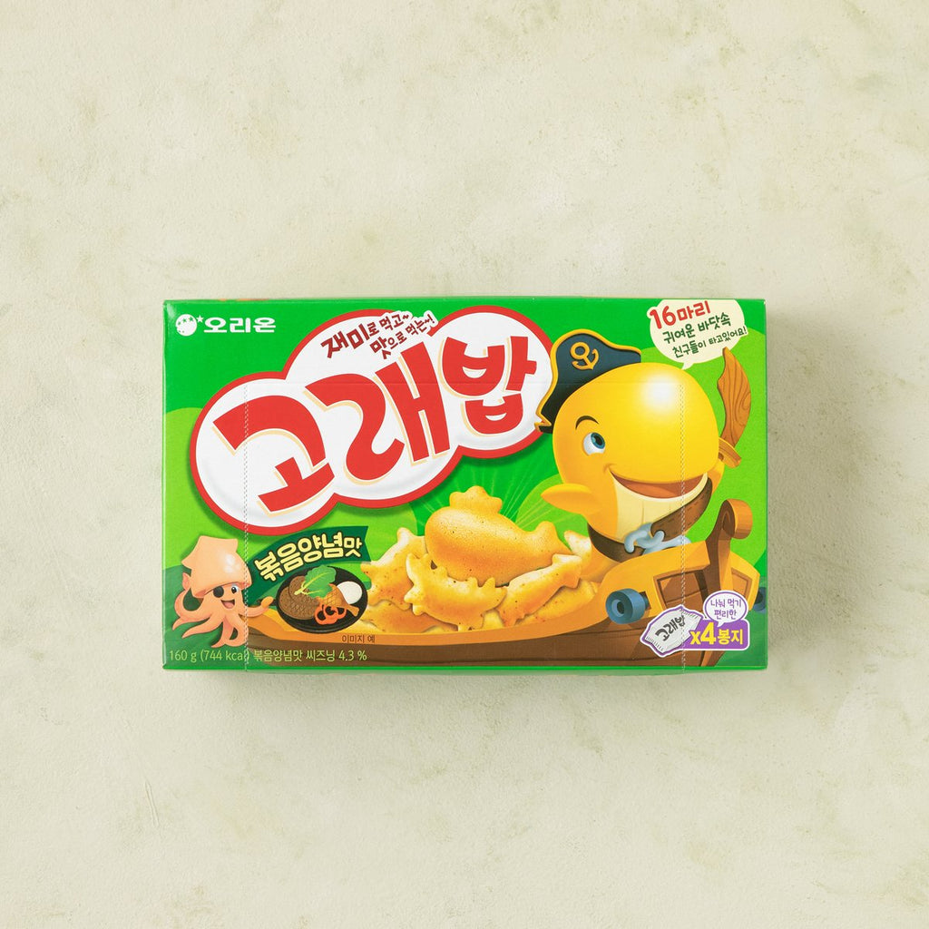 오리온 고래밥 볶음양념맛 46g | Goraebob (Whale rice-Roast seasoning)– sarangmartsg