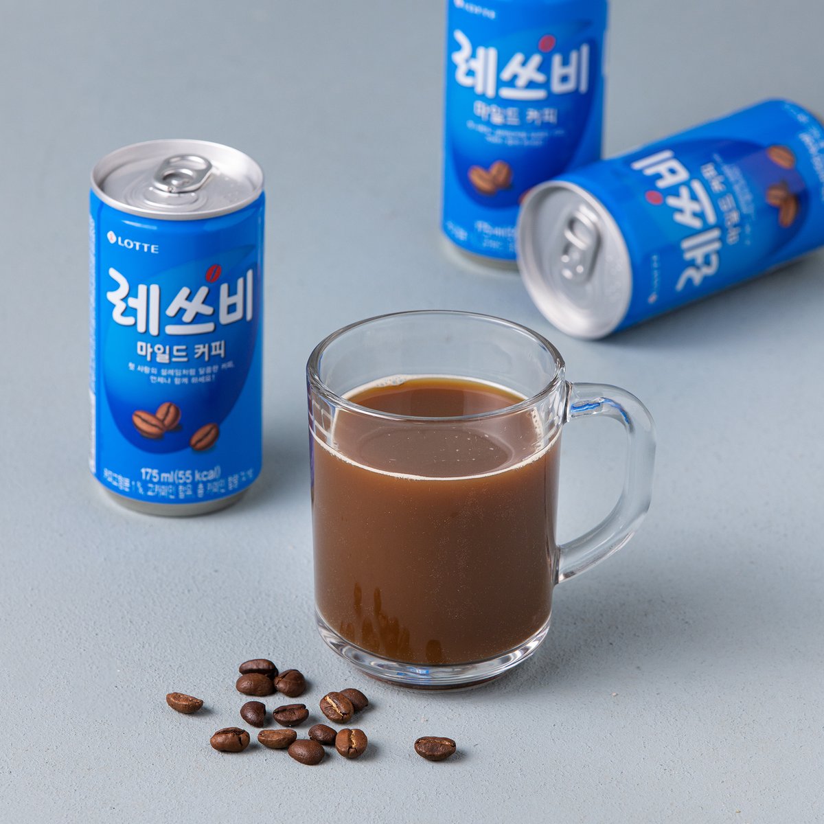 롯데 레쓰비 마일드커피 175ml | Let's be Mild Coffee– sarangmartsg